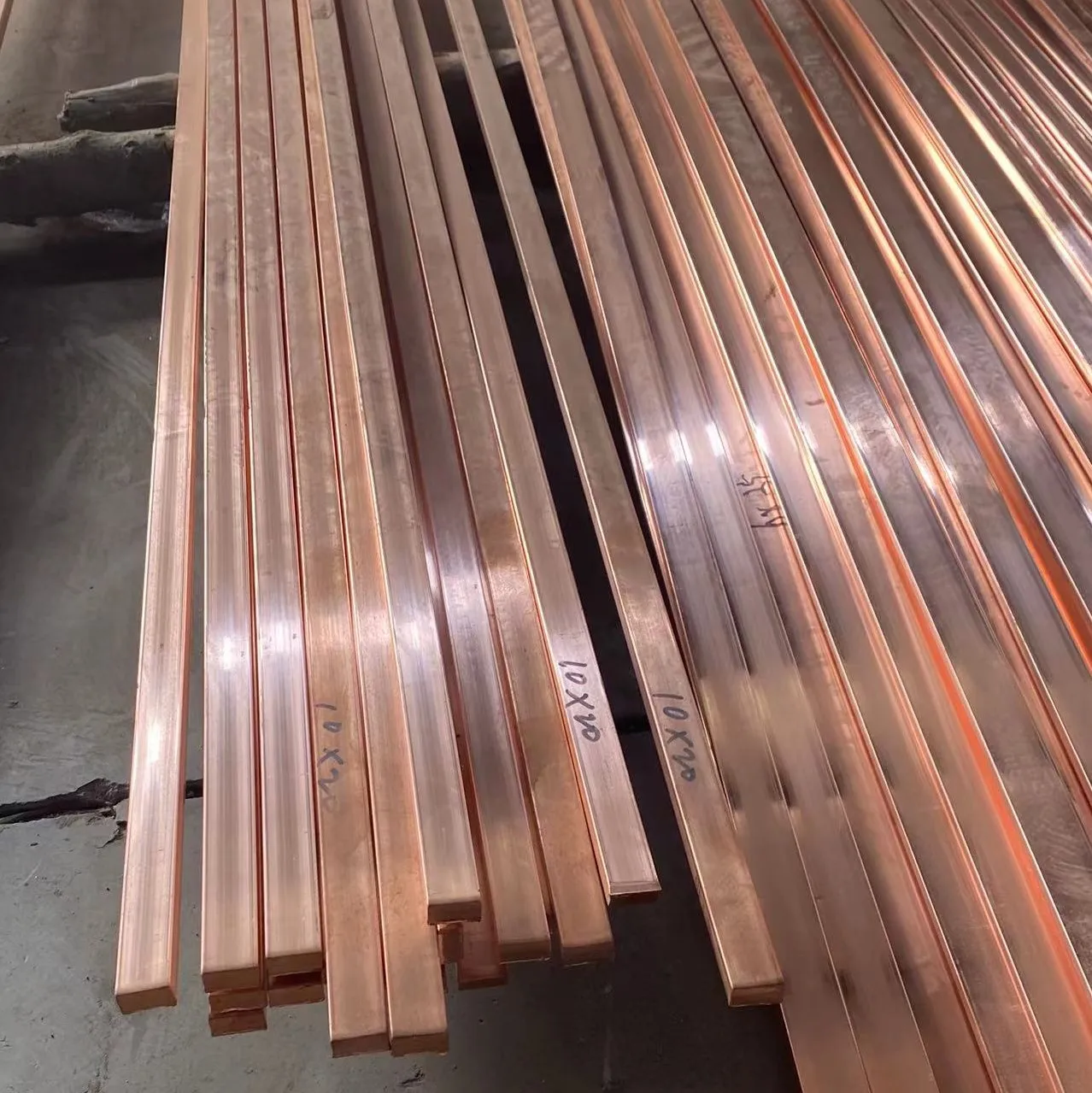 Copper Bus 99.99% Copper Flat Bus Square Flat Copper Bus Bar Astm B3 ...