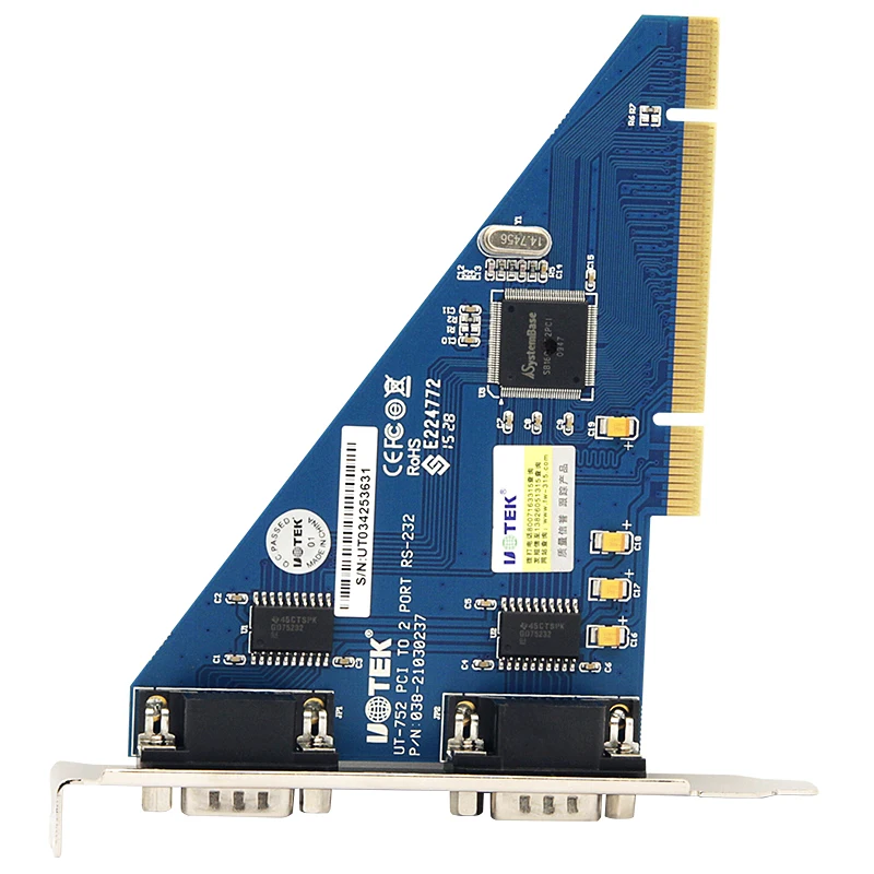 Ut-752 2-ports Rs-232 Pci Multi-serial Port Card For Pos And Atm (ut ...