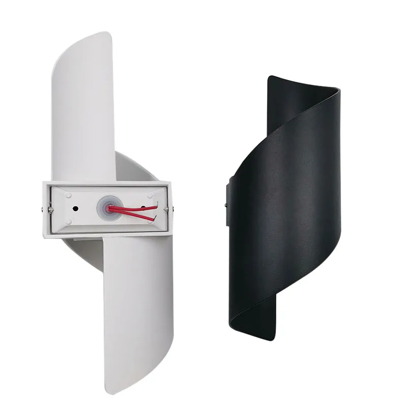 12W Curve Shape Wall Mounted Lights for KTV & Villa Decor