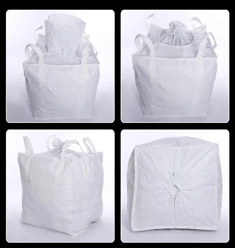 Wholesale White Ton Bags 1 Ton Thickened Loading And Unloading Ports ...