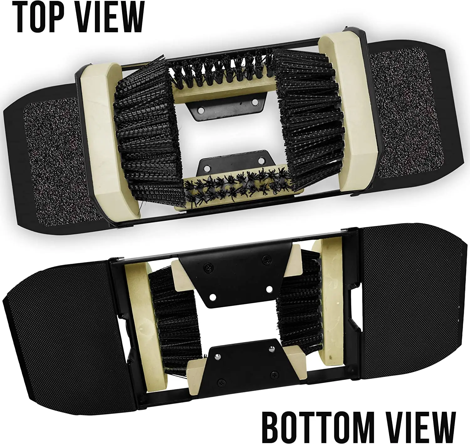 Heavy Duty Boot Scraper With Brush Door Mat Boot Buddy Cleaner Brush ...