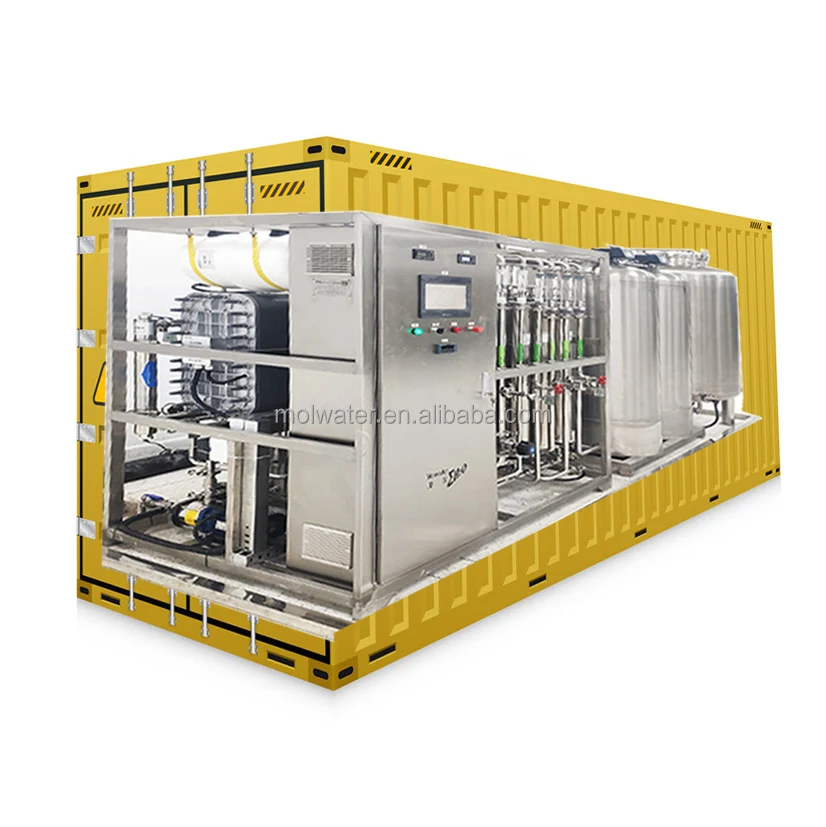 20ft And 40ft Containerized Mobile Trailer Water Treatment System With ...