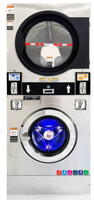 12kg 16kg 22kg Stainless Steel Laundry Automatic Token or Coin Operated ...