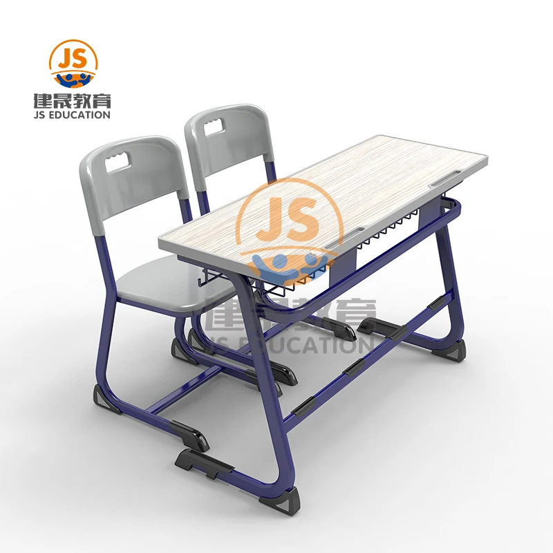 Double Student Desk and Chair - Modern School Furniture