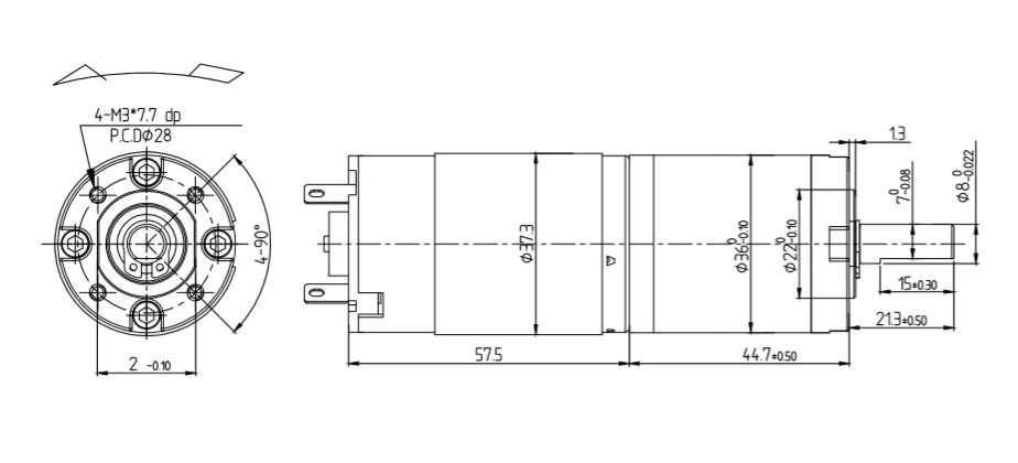 Long Shaft Planetary Gear Dc Electric Motor Factory Wholesale Price 12v ...