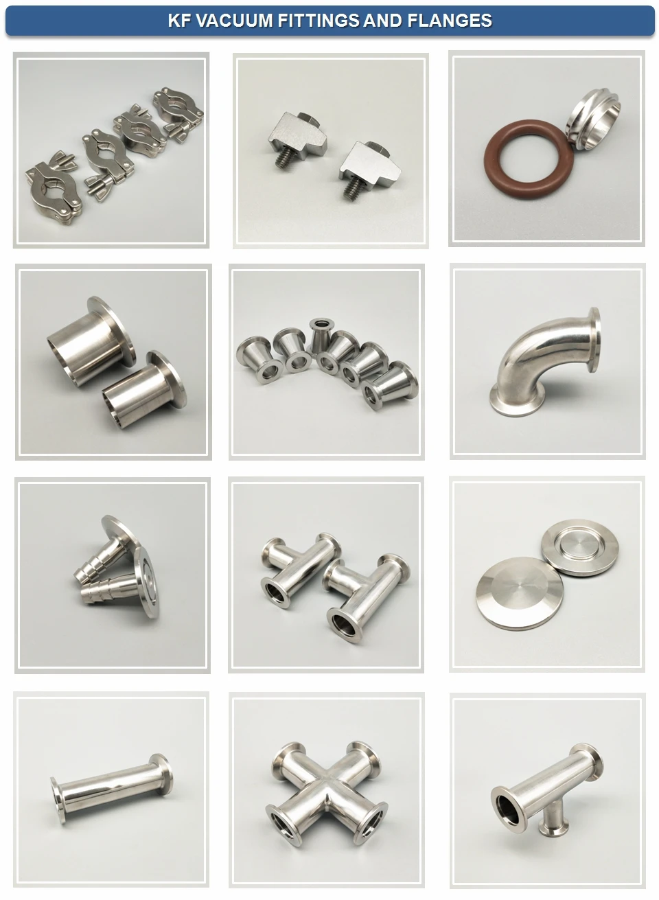 Kf Flange Stainless Steel Vacuum Flange And Vacuum Fitting Kf10 Kf16 ...