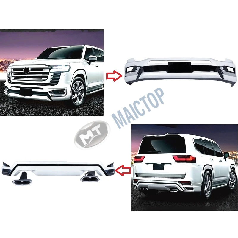 MAICTOP LC300 Front Rear Bumper Lip Facelift Modellista Kit