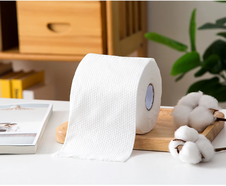 High Quality Lift Hand Roll Facial Tissues Viscose Fabric Facial Tissue ...