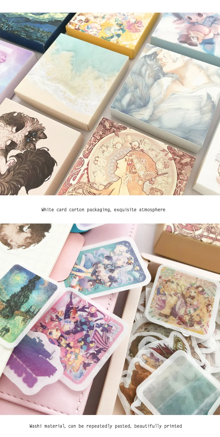 200sheets Creative Cute Cartoon Sticker Bag Diary Decoration Sticker ...