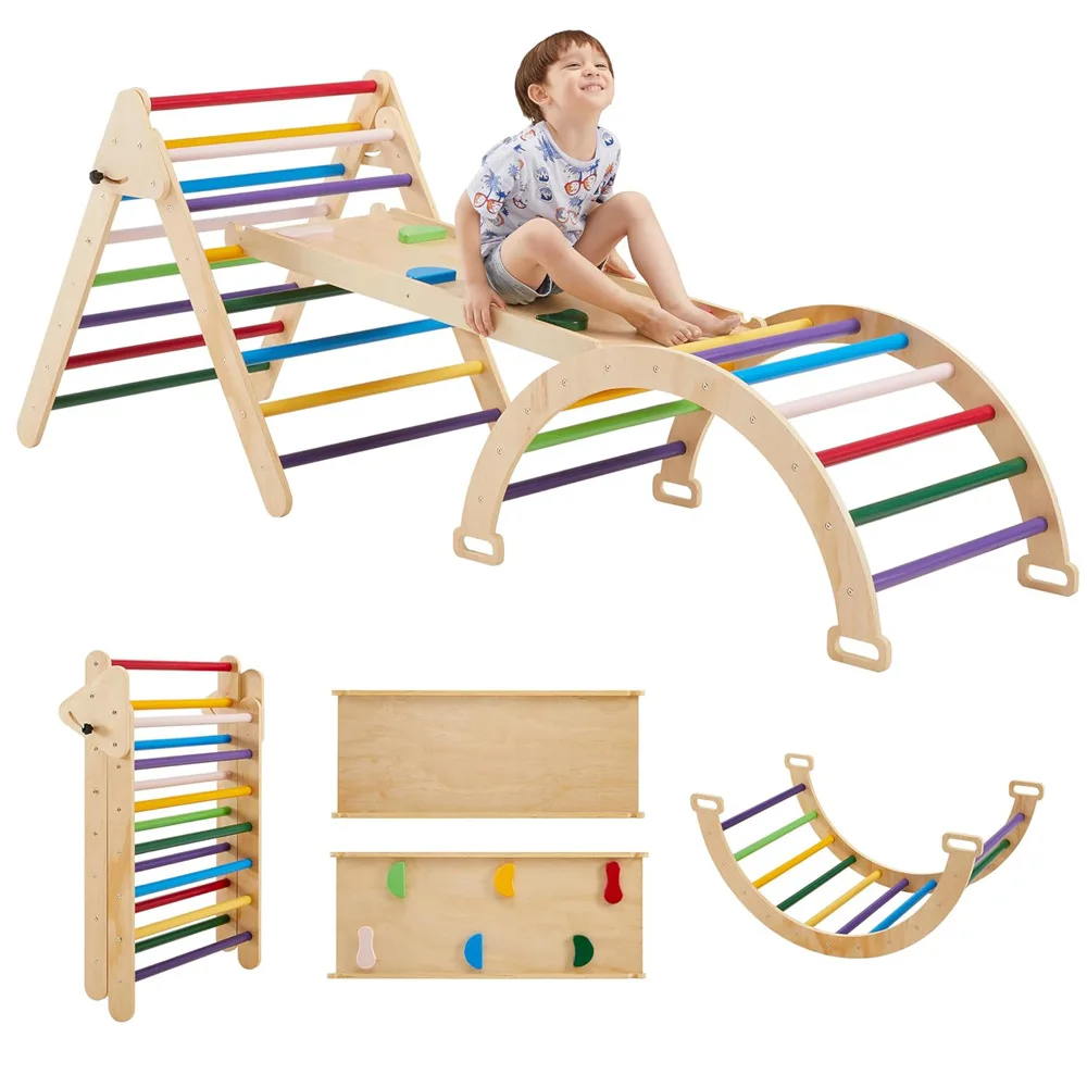 Montessori Triangle Set - Foldable Pickler Gym for Kids