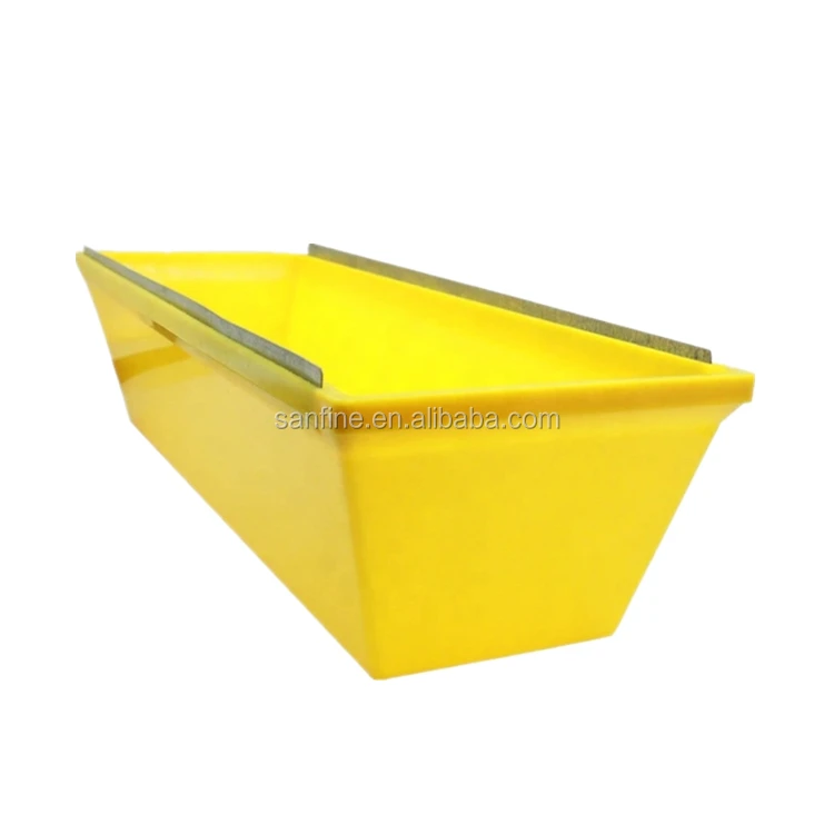 Drywall Masonry Tool Tray Bucket - Stainless Steel & Plastic