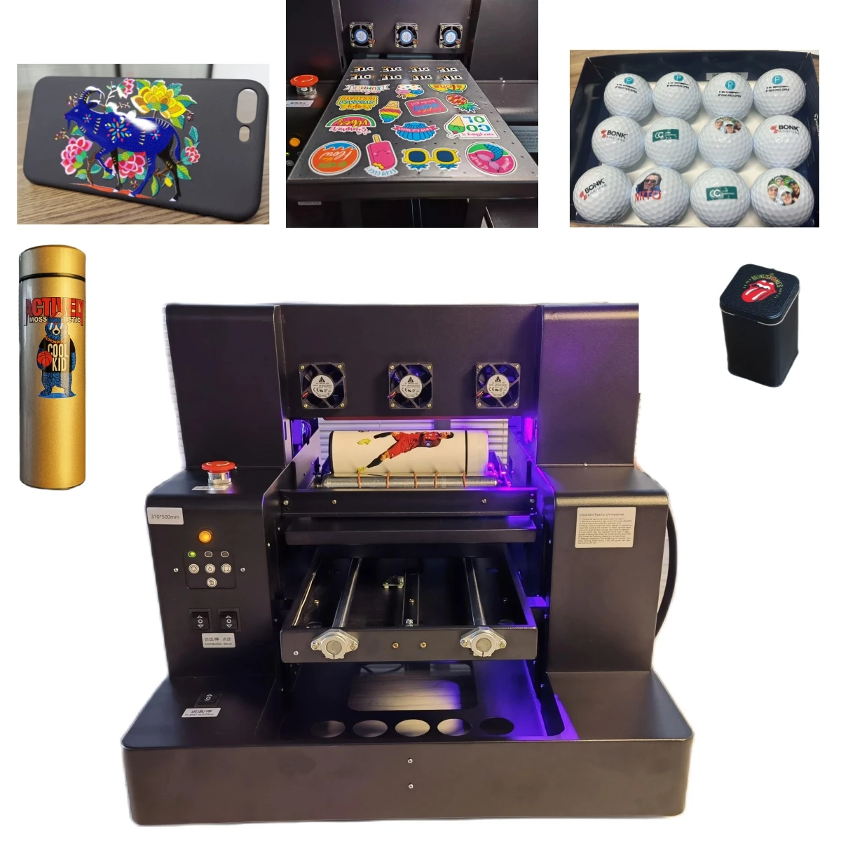 Uv Dtf Logo Sticker Printer Xp600 Print Head A3 A4 Small Diameter ...