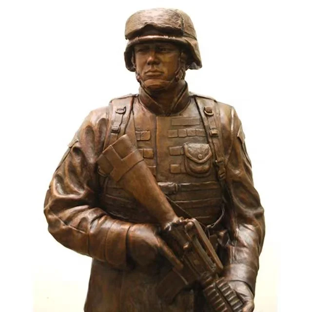 Paratrooper Statue Casting Bronze Statue Sculpture Custom Size Outdoor ...