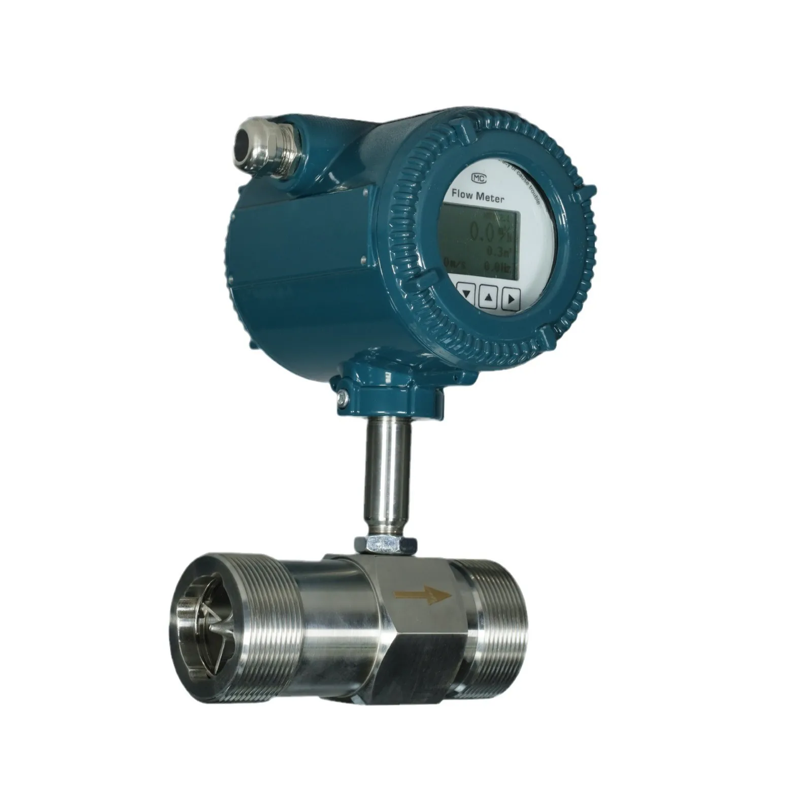 Industrial Grade Water Flow Meters Turbine Flow Meter With Pulse Rs485 ...