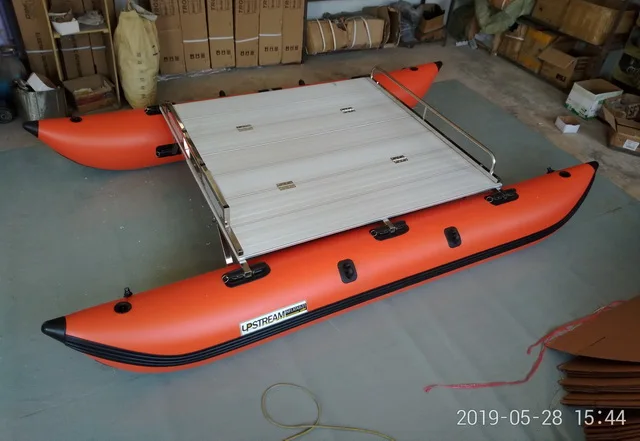 Inflatable PVC Catamaran Mini Yacht for 2 - Portable Inflatable Boat ...