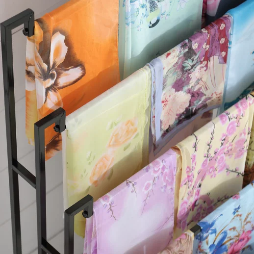 Wholesale Retail Scarf & Towel Display Racks - Customizable