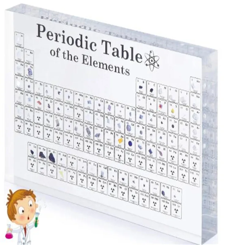 Periodic Table of Elements - Acrylic Display Science Gift