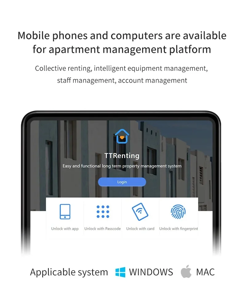 IP66 Waterproof Smart Cylinder Lock TTLock Electronic Cylinder Backup ...