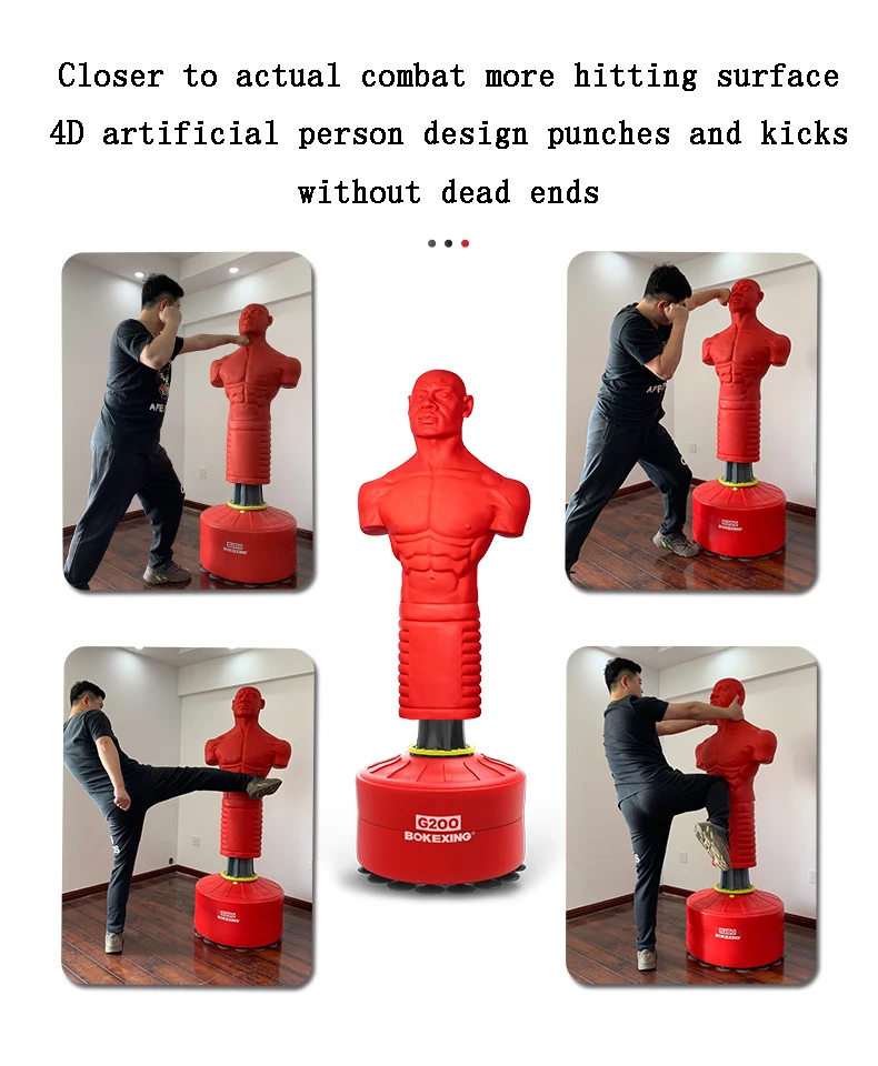 Silicone Humanoid Boxing Punching Bag - Durable & Versatile