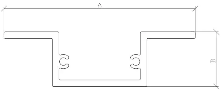 Customized Aluminum Stiffener Profile Extrusion Top Hat Furring Channel ...