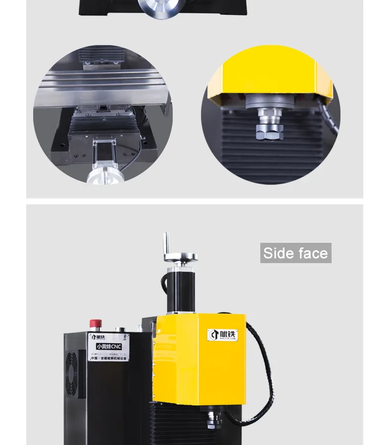 Mini Desktop Cnc Lathe Machine Hobby Drilling And Milling
