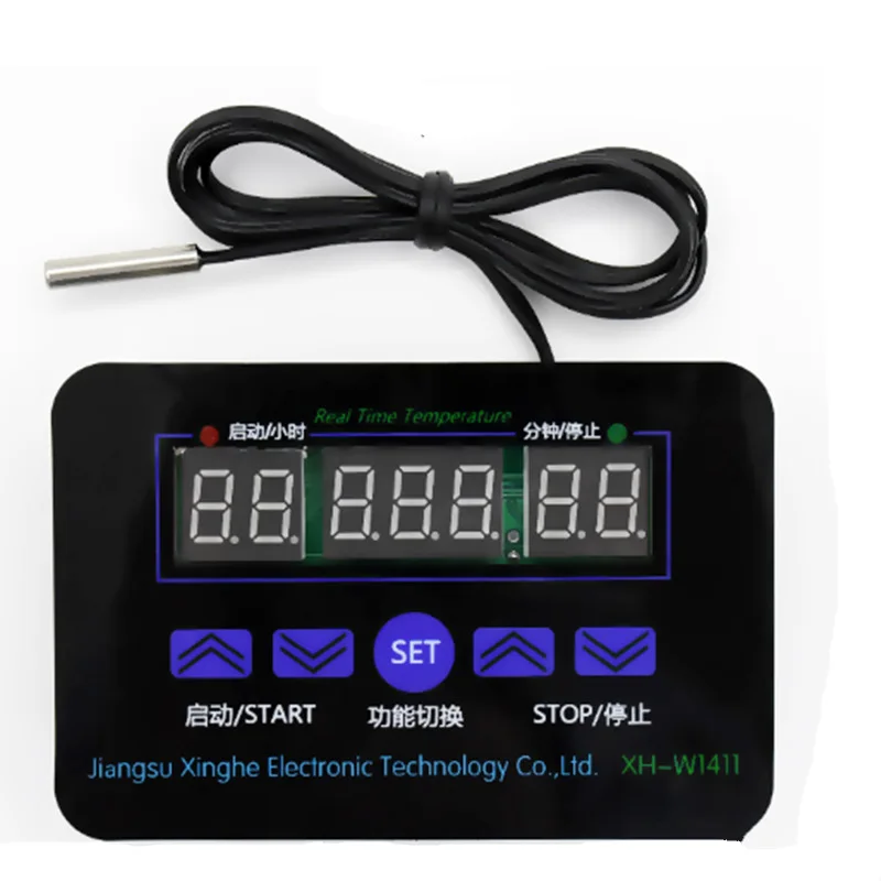 Three Display Multifunctional Temperature Controller Temperature Control Switch -19~99 Xh-w1411 ...