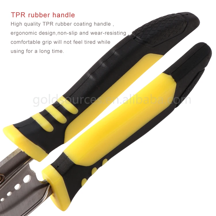 새로운 다기능 전기 도구 케이블 와이어 커터 수동 와이어 스트리퍼 플라이어 와이어 스트리퍼 나이프 Buy 와이어 스트리퍼와이어 스트리핑 플라이어 케이블 와이어 커터