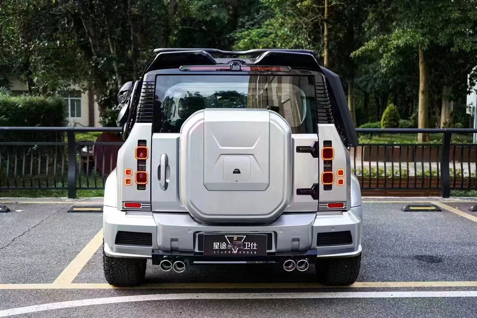 Wide Body Kit for Jetour T2 Upgrade to Star Defender Front&Rear Bumper ...