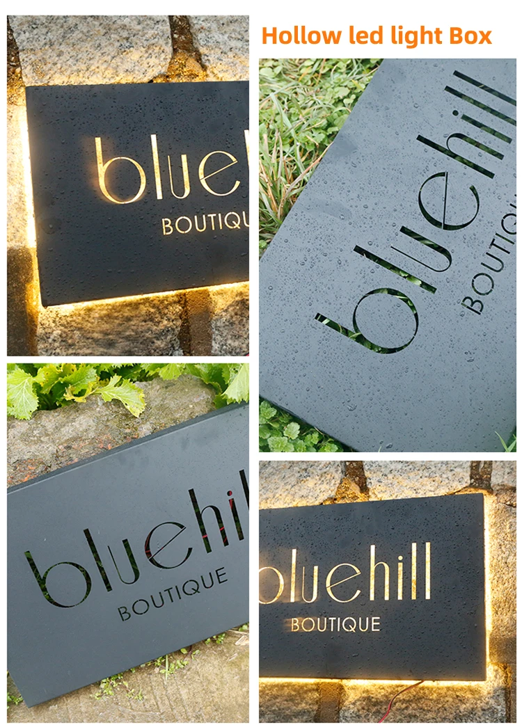 Custom 3D LED Hollow Back-Lit Letter Light Box - J&H Storefixture