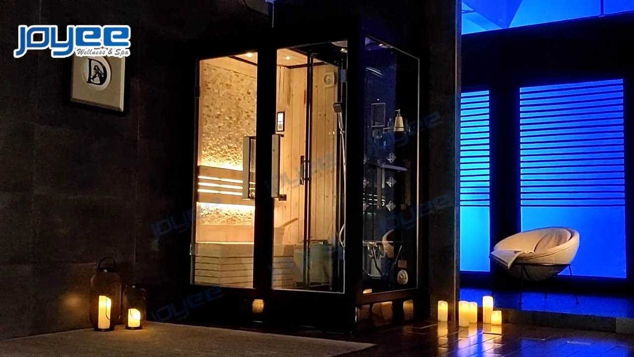 Joyee Luxury Bathroom Sexy Couple Steam And Sauna Combo Simple Shower ...