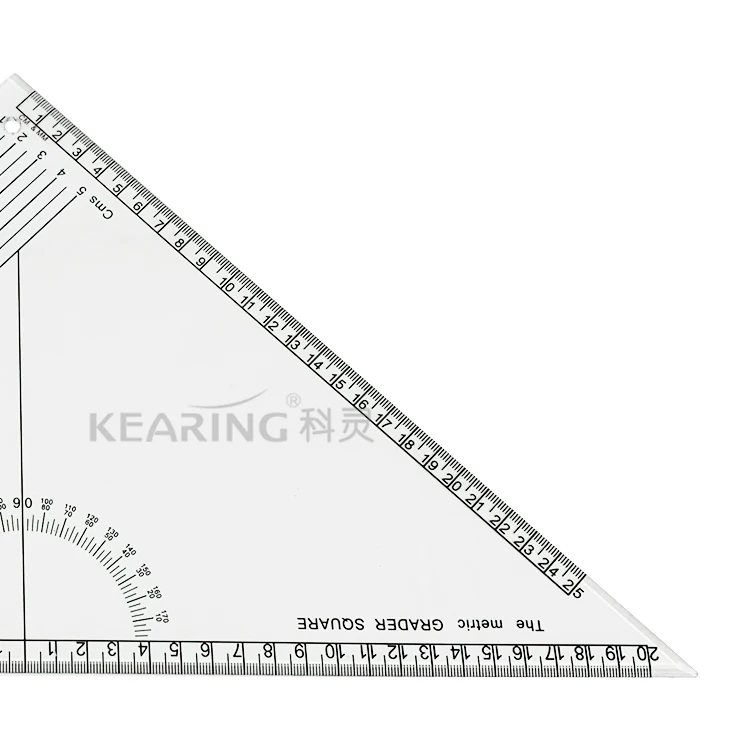 Kearing Metric Acrylic Graders Set Square For Tailors Sewing And Design ...
