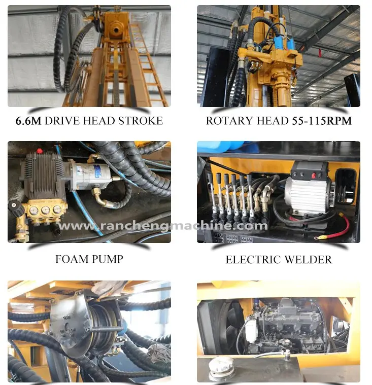 350m Deep Well Drilling Machine /hard Rock Water Drilling Machine /bore ...