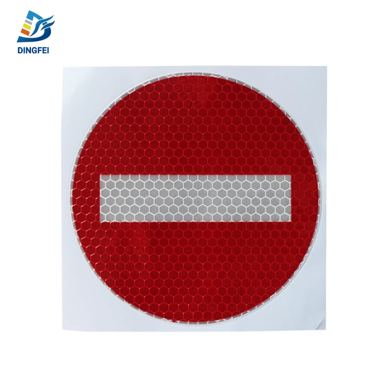Reflective Stop Go Sign Sticker for Traffic Handheld Traffic Control ...