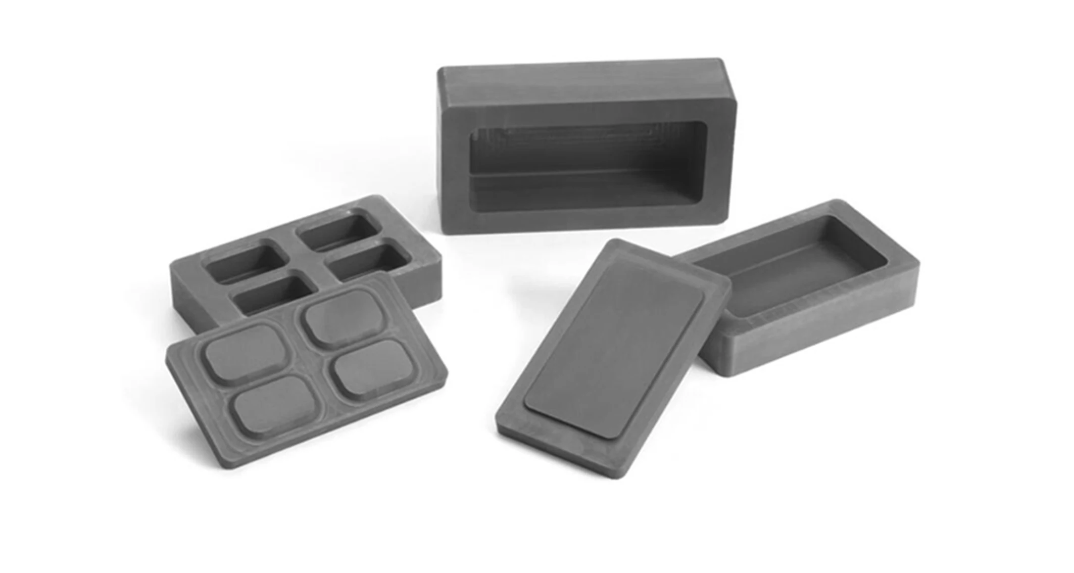 Graphite Boat For Melting Ingot Glass Precious Metal Ingot Carbon ...