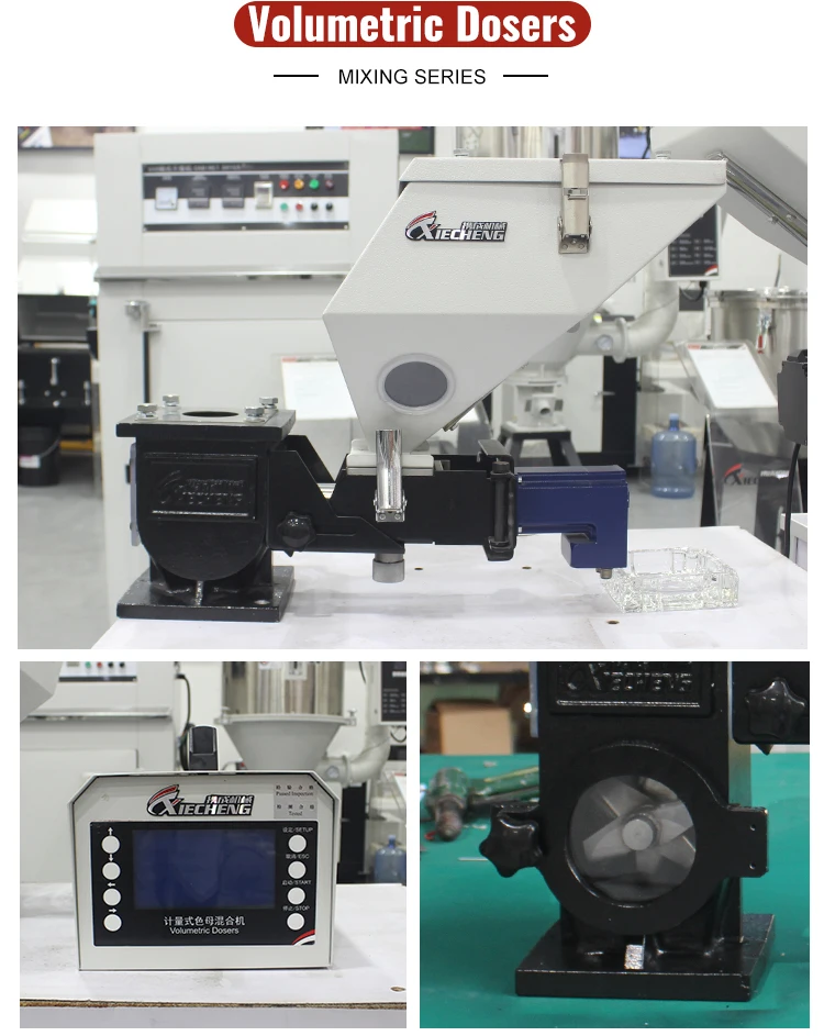 Plastic Volumetric Color Doser Mixer Dosing Equipment For Masterbatch ...