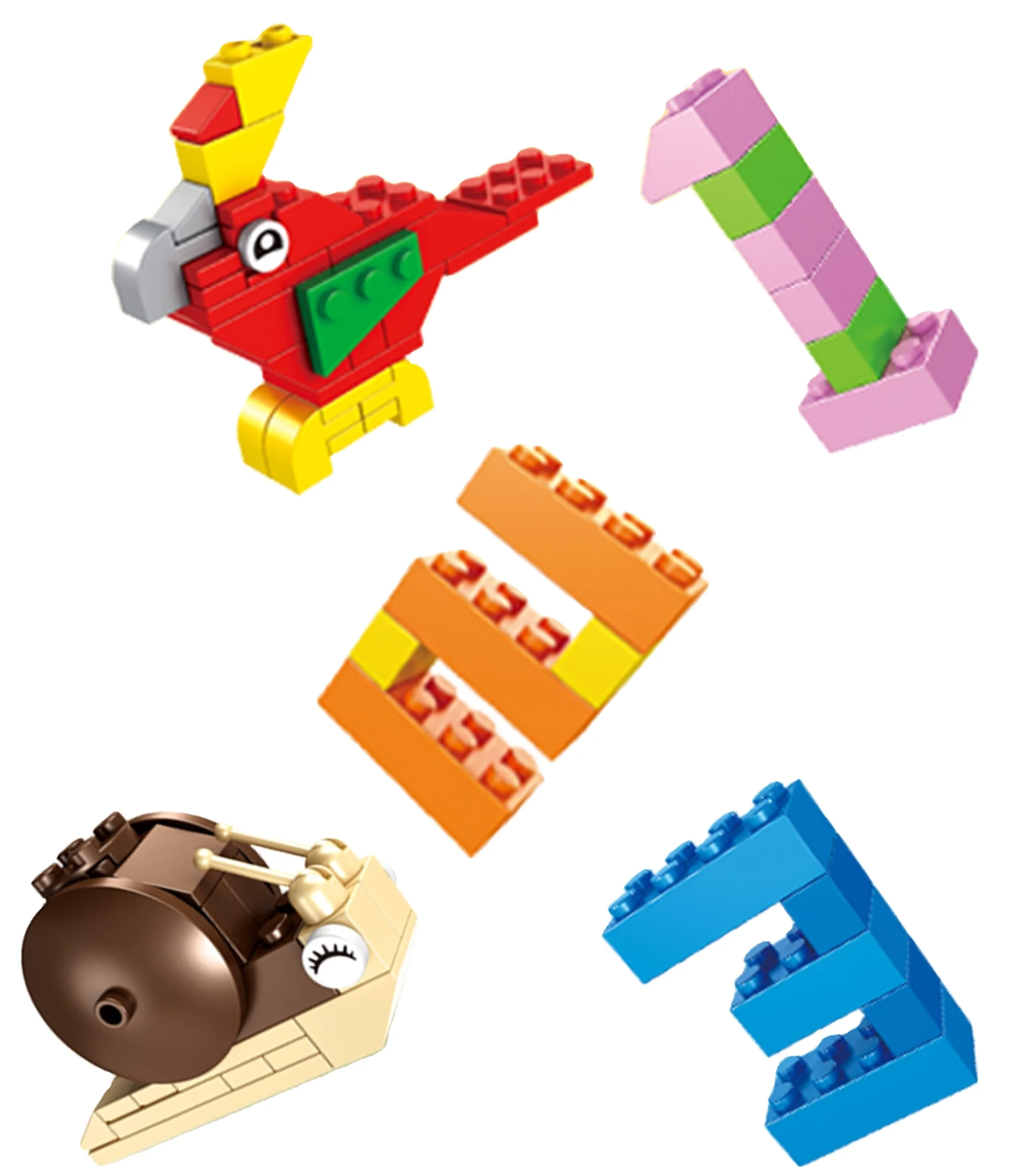 500pcs Creative Educational Construction Diy Compatible Brick Toys Set ...