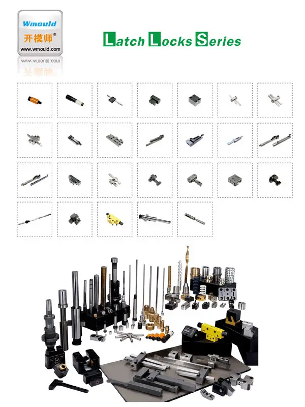 Cheap High Quality Precision Plastic Injection Mold Steel Latch Lock