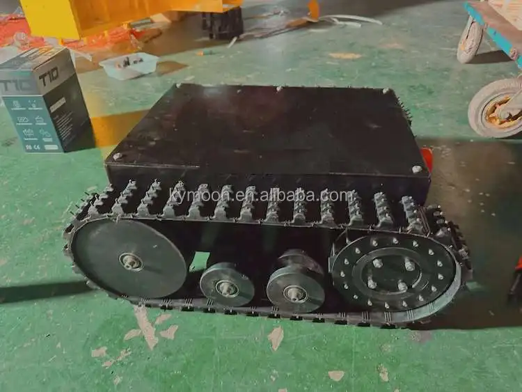 Rubber Tracked Small Machine Max Load 300kgs Tracked Platform Rubber ...