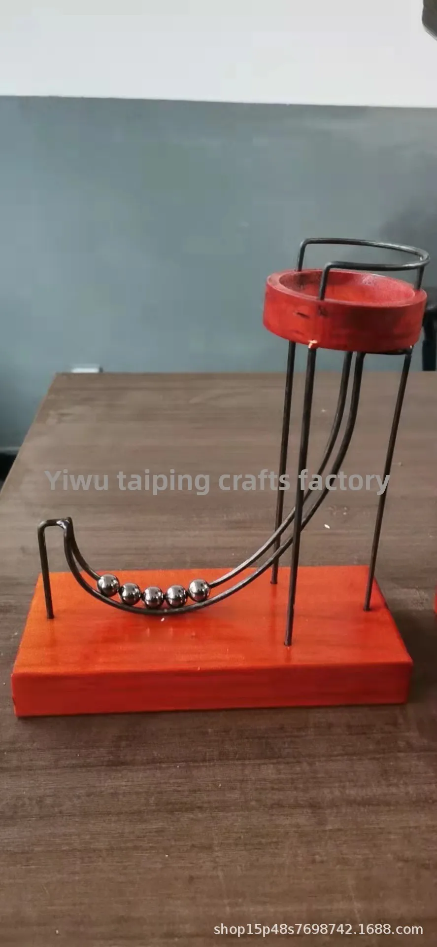 Cross-Border New Kinetic Art Perpetual Motion Steel Ball Circular Toy ...