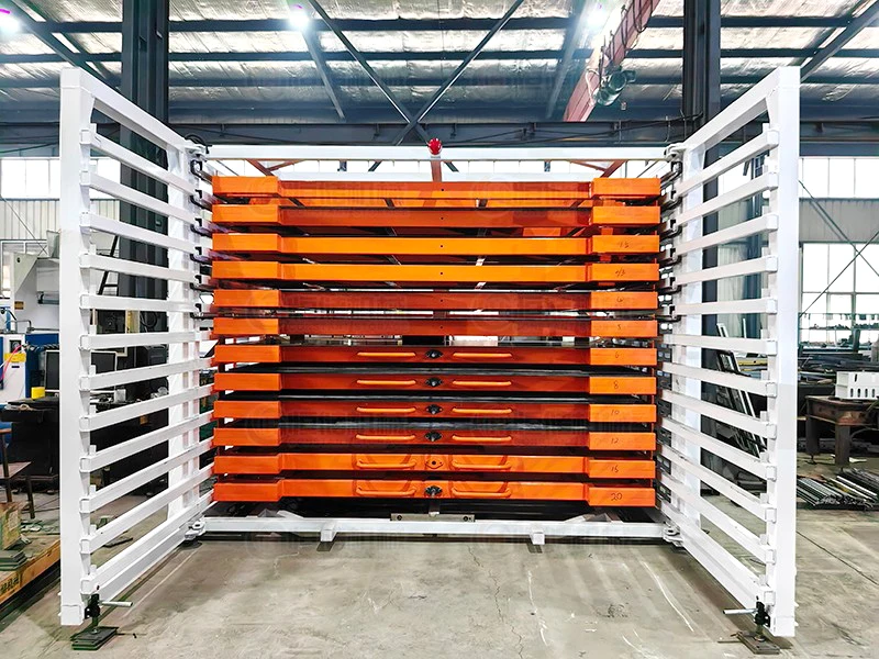 Heavy Duty Roll Out Metal Structure Rack Sheet Metal Storage Rack ...