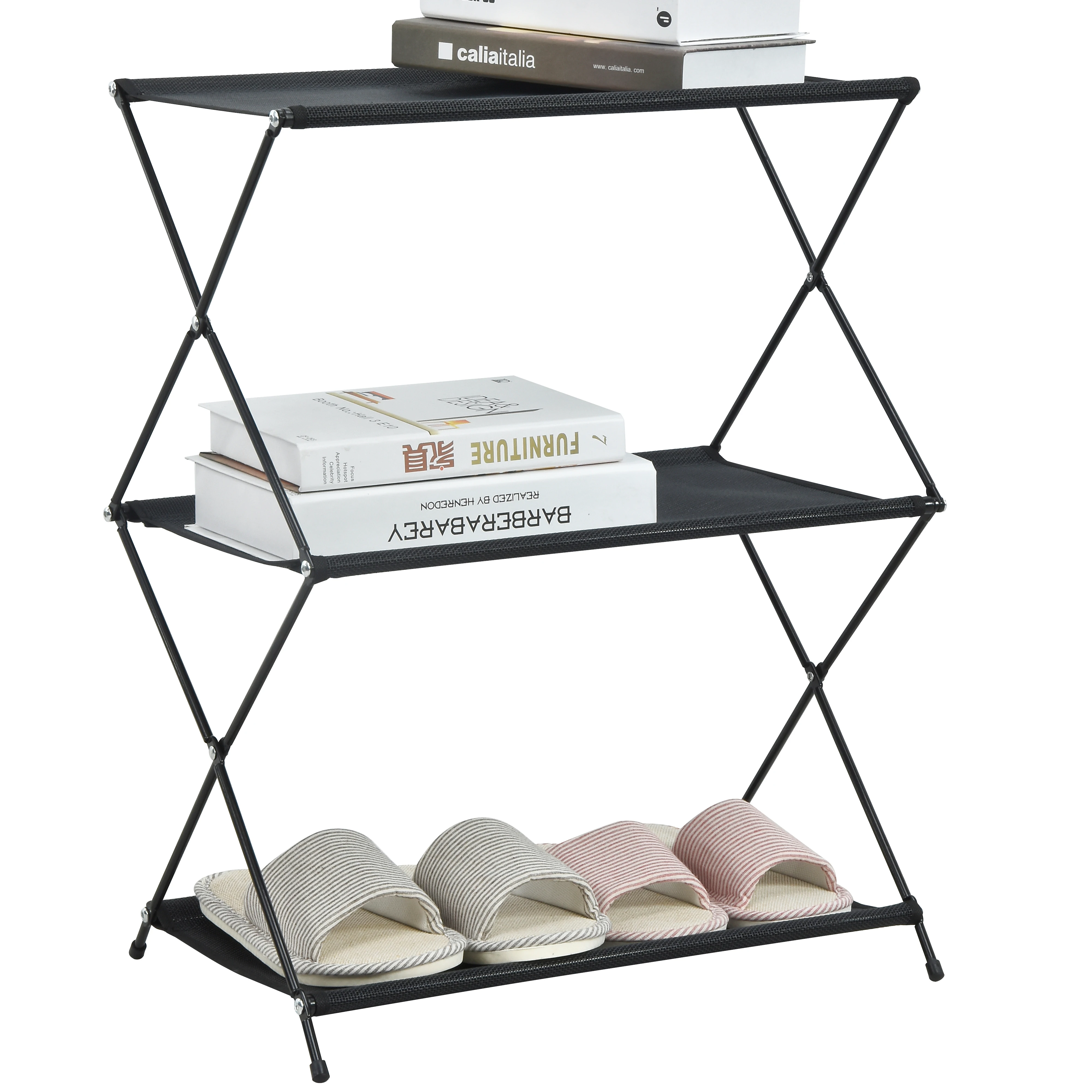 Three Layers of Wire Cloth Shoe Rack| Alibaba.com