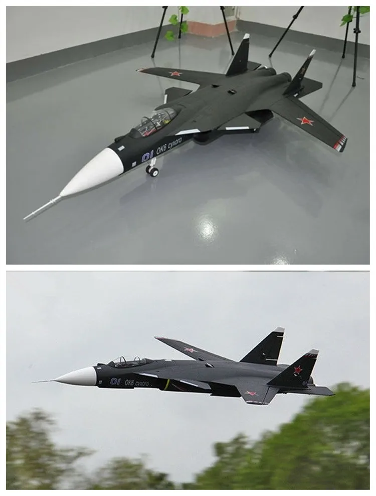 Sukhoi Su47 Double Fighter Rtf Rc Edf Jet Plane With Remote Control