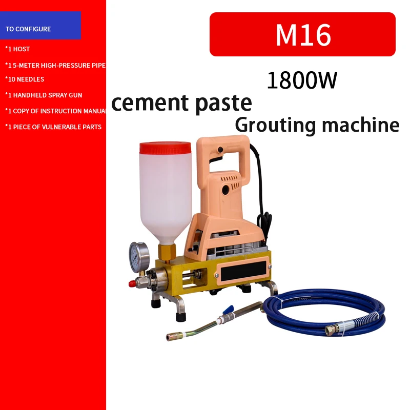 Electric Small High-pressure Grouting Machine Cement Slurry Grouting ...
