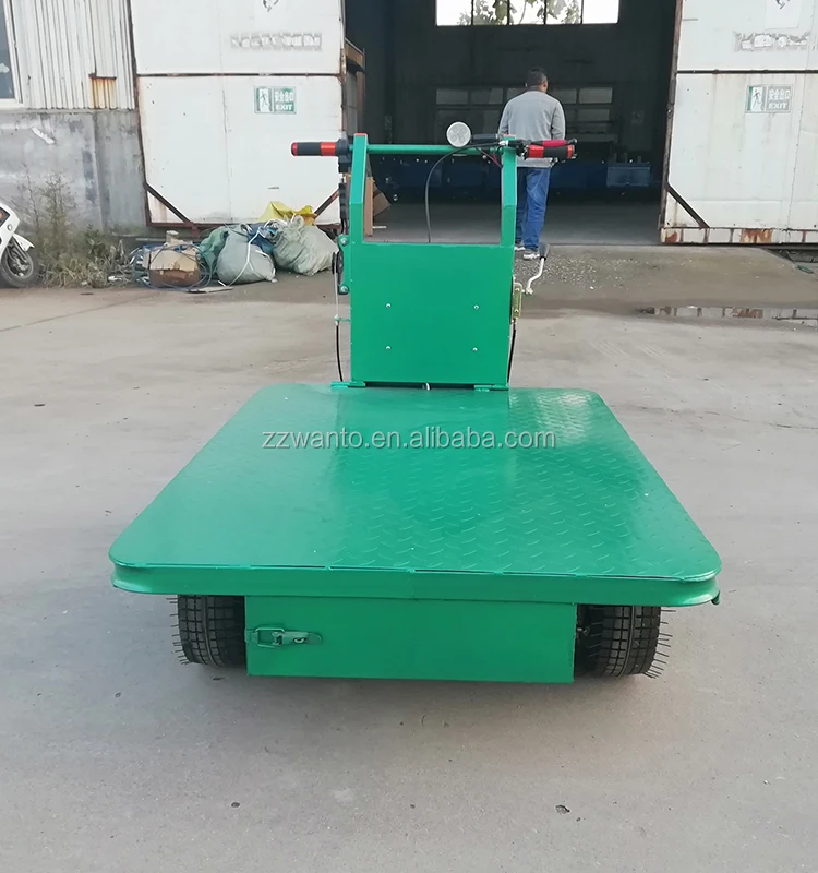 Industrial Building Electric Trolley Cart Electric Flatbed Cart - Buy ...