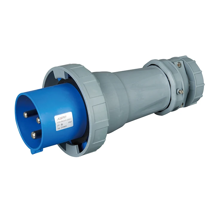 Economic 2p+e Ip65 125a Waterproof 3 Pin Industrial Plug And Socket ...
