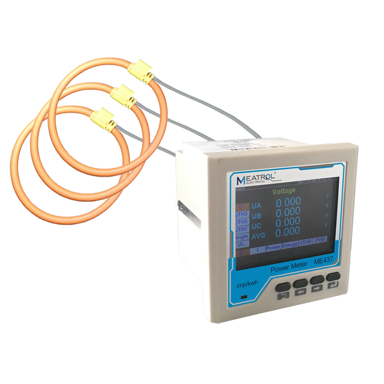 Me437 1-phase Multifunction Power Meter 3 Phase Electric Energy Meter ...
