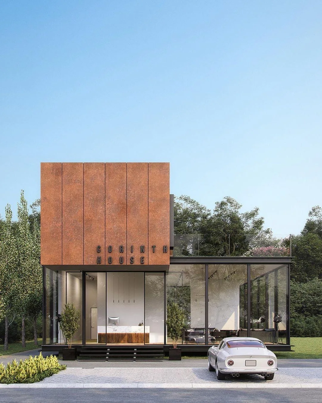 Iron Sheet Structure Prefabricated Houses - Stylish & Durable