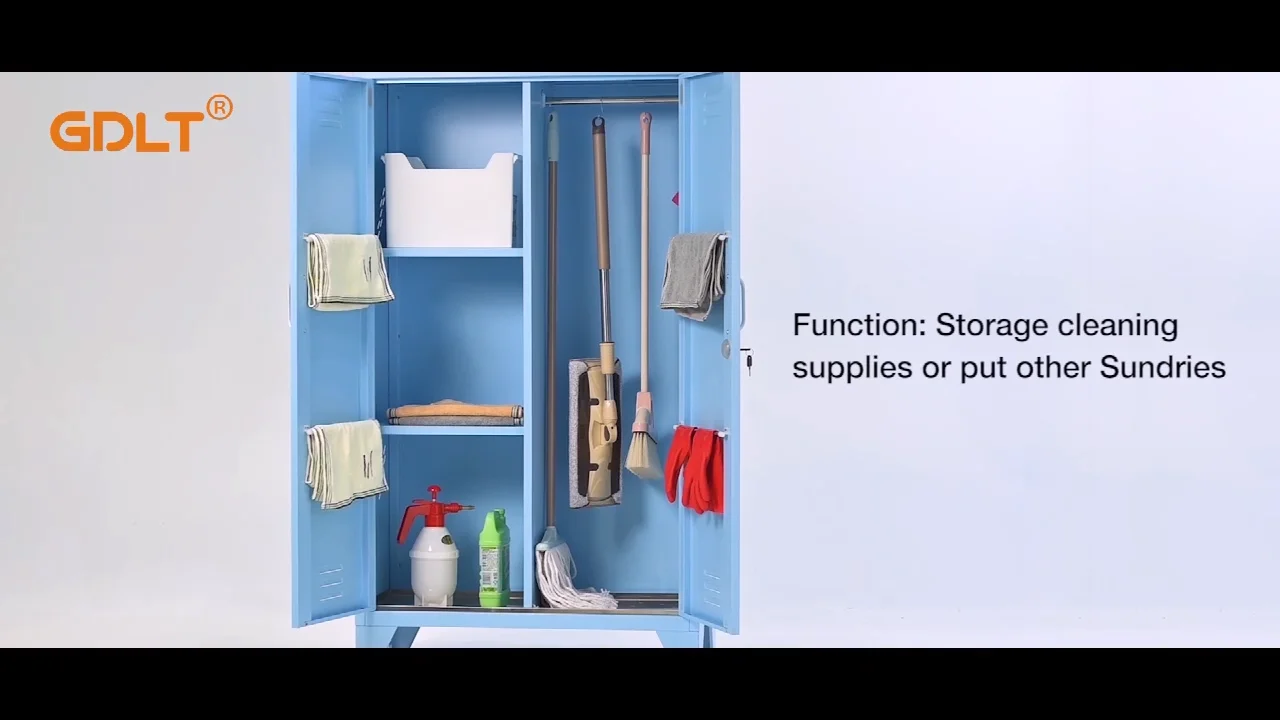 Cleaning Cabinet Hygiene Tools Storage Locker Single And Double Door ...