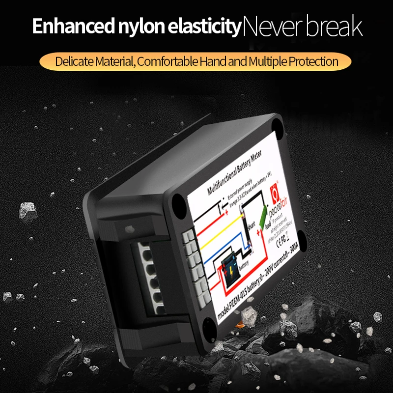 Battery Monitor Shunt 0-200v Lithium Lead Acid Battery Tester 75mv 100a ...