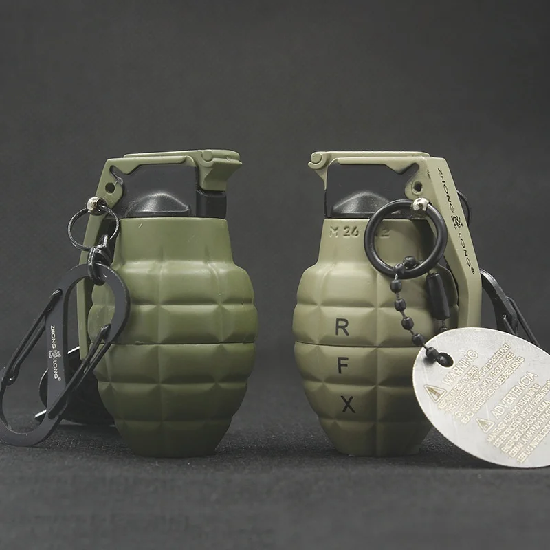 Wholesale Modern Small Metal Grenade Keychain ZL818B 819B 820B